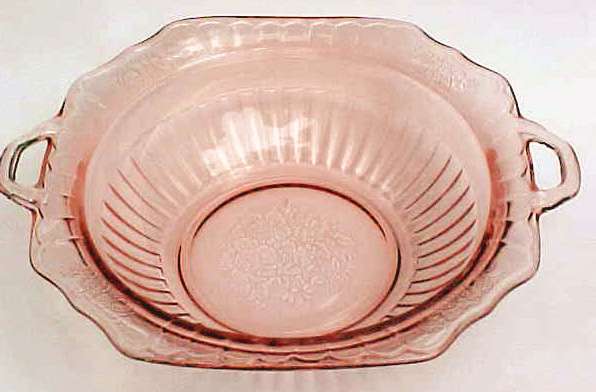 Pink Saturday Mayfair Open Rose Pink Depression Glass