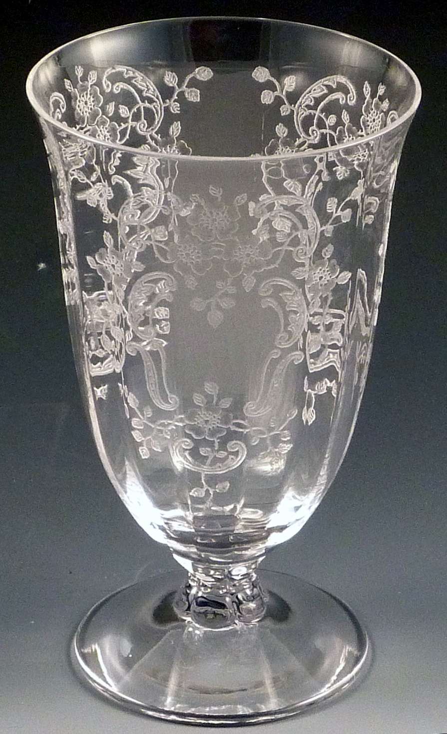 Great Wedding Gifts: Fostoria Meadow Rose Vintage Etched Stemware