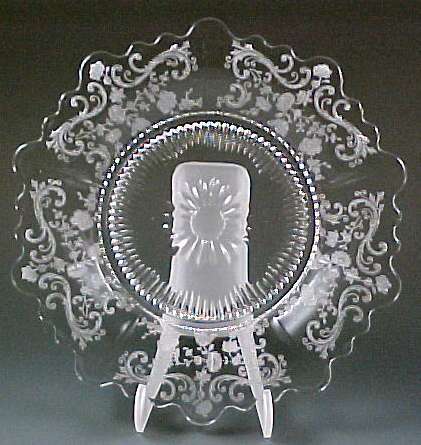 Let’s Reduce Confusion – Cambridge Glass Plates Chantilly Etch