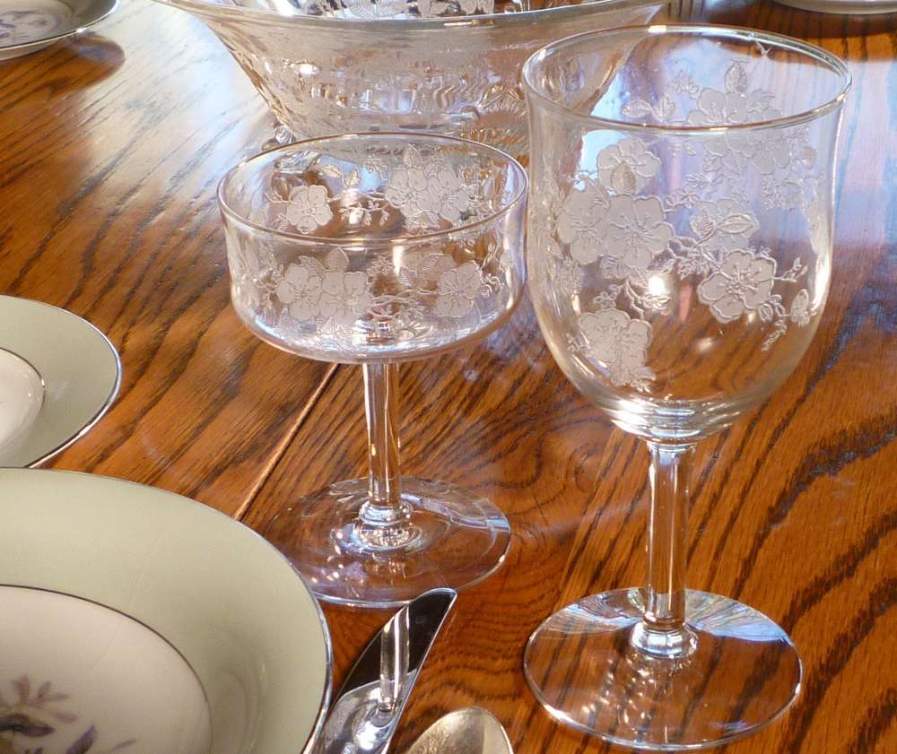 Flowers In December – Noritake Dinnerware and Monongah Crystal