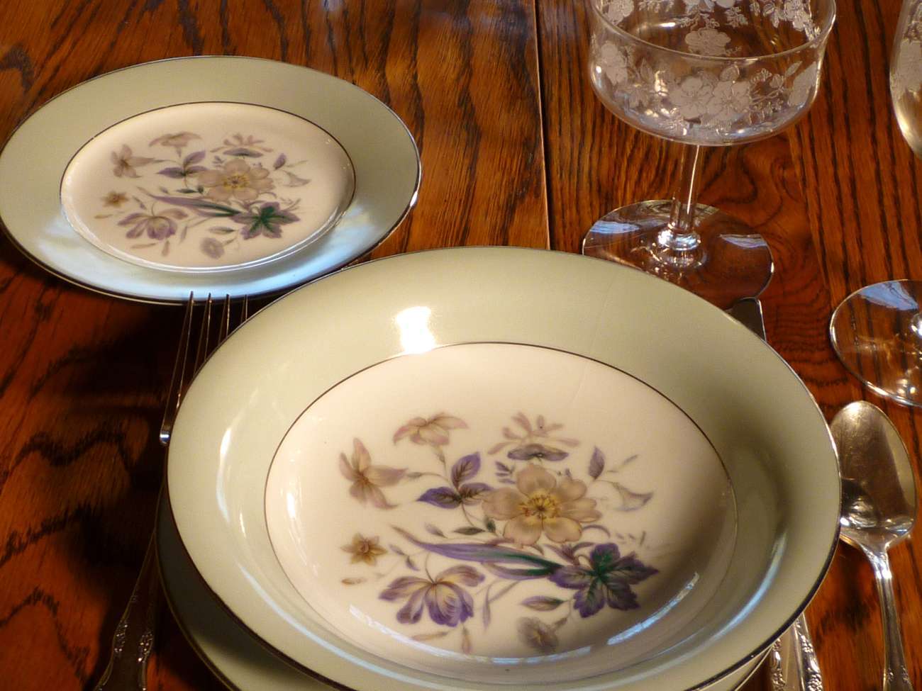 Flowers In December – Noritake Dinnerware and Monongah Crystal