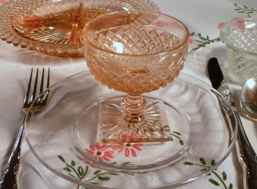 Miss America Depression Glass Tumblers and Goblets - Depression and ...