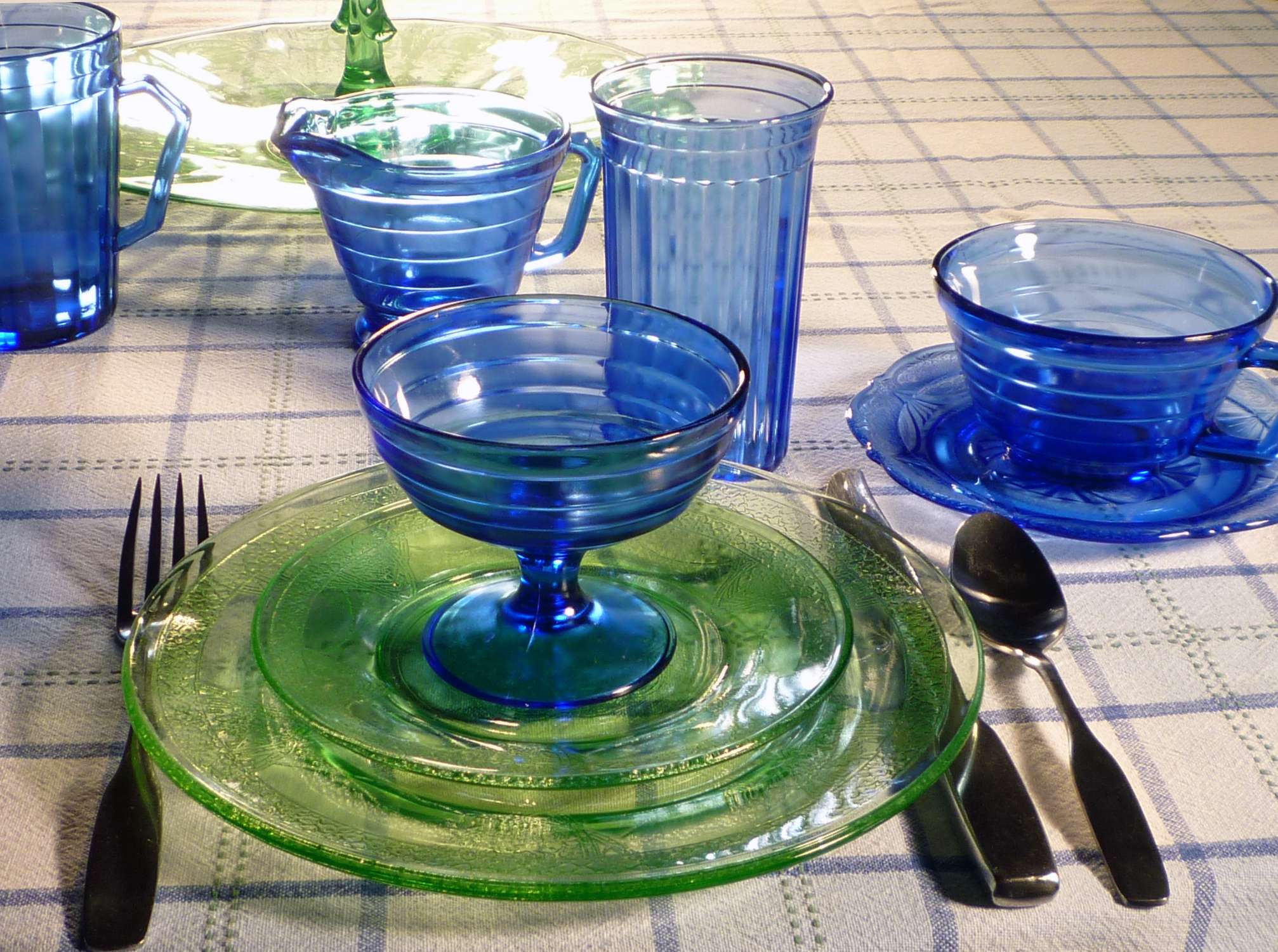 Green Depression Glass – An Assortment of Beautiful Glassware
