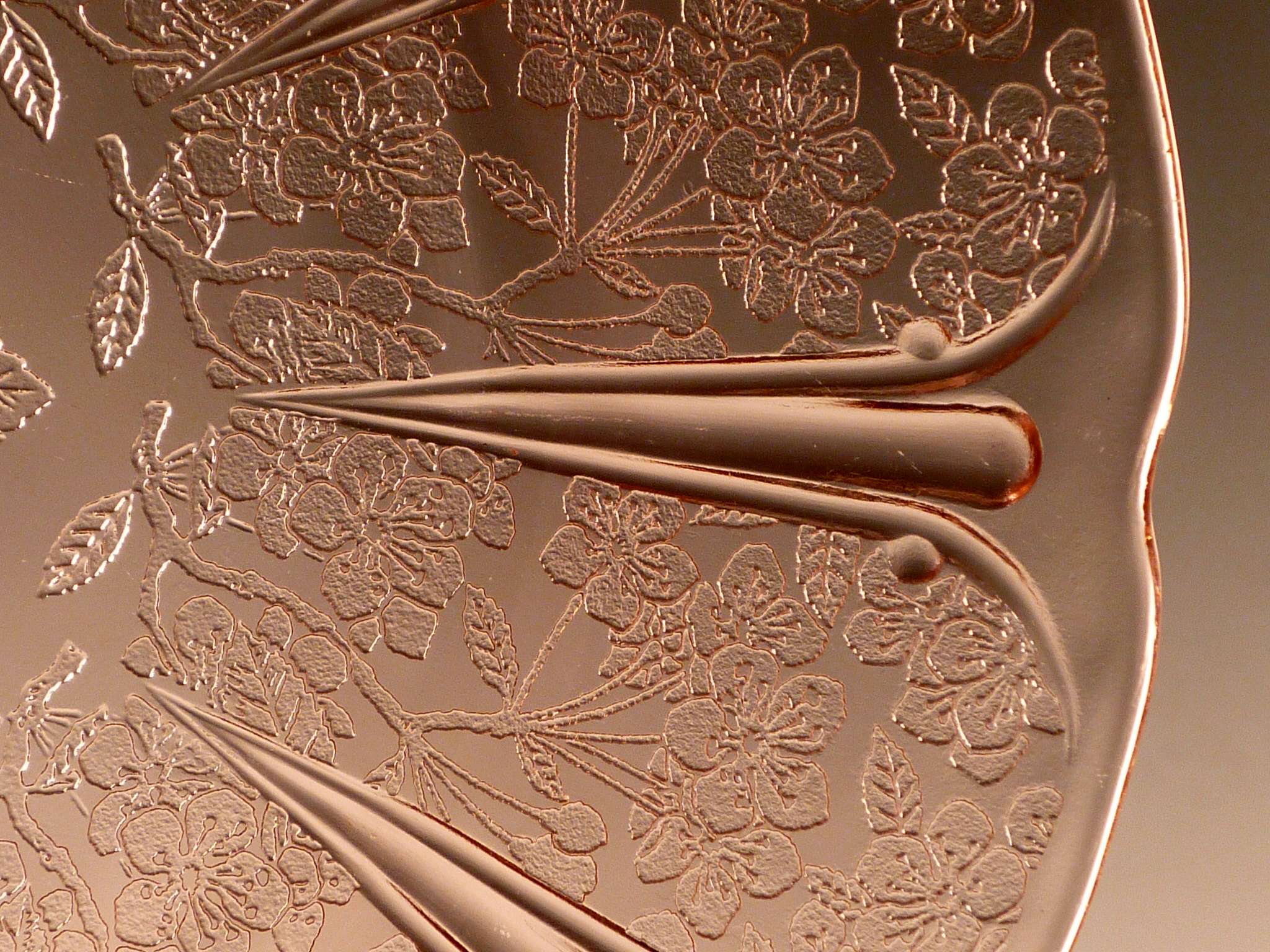 Cherry Blossom Enticing Pink Depression Glass – It’s the Real Thing