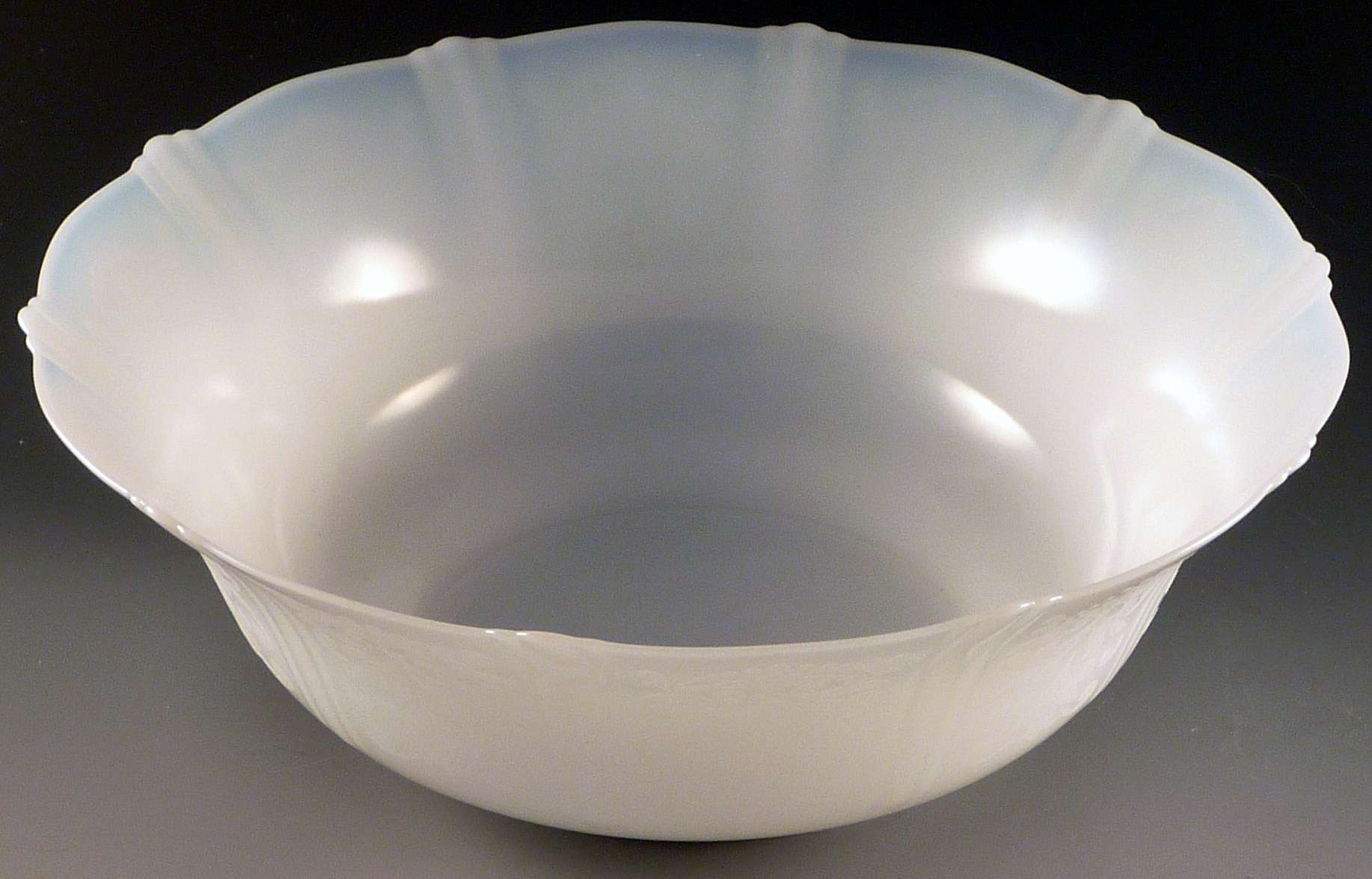 Monax Pure White Depression Glass from MacBeth Evans