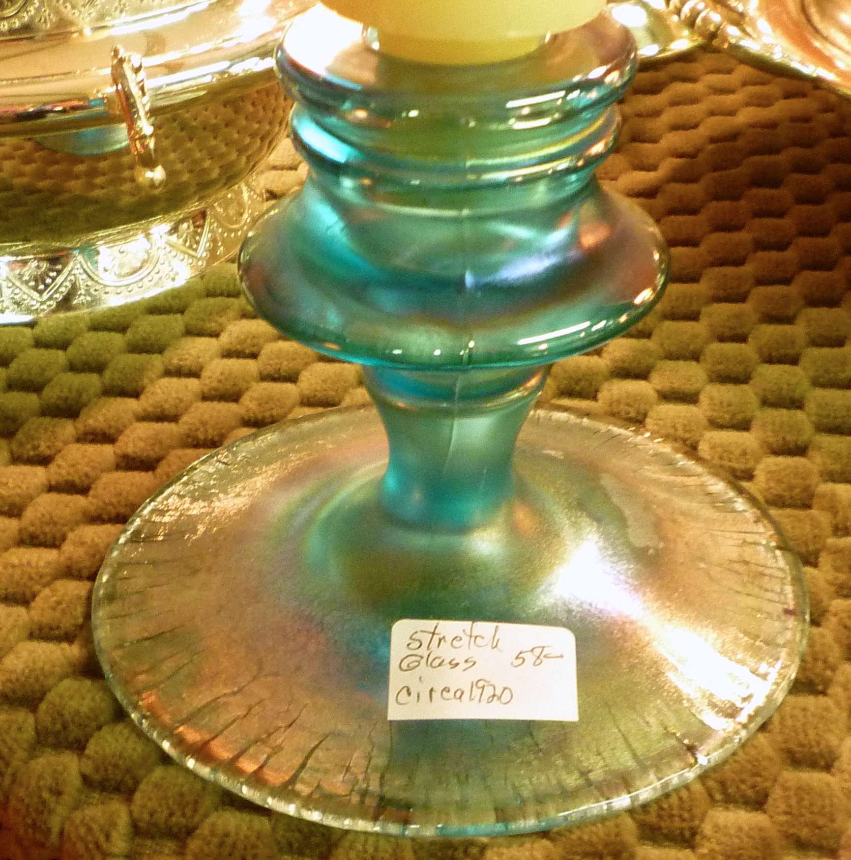 Antiquing with Your Best Friend – Candle Holders All Sparkly