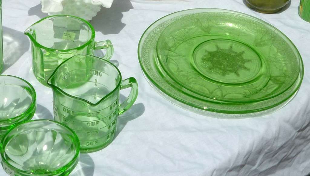 Elegant and Depression Glass at the Allegan Antiques Market