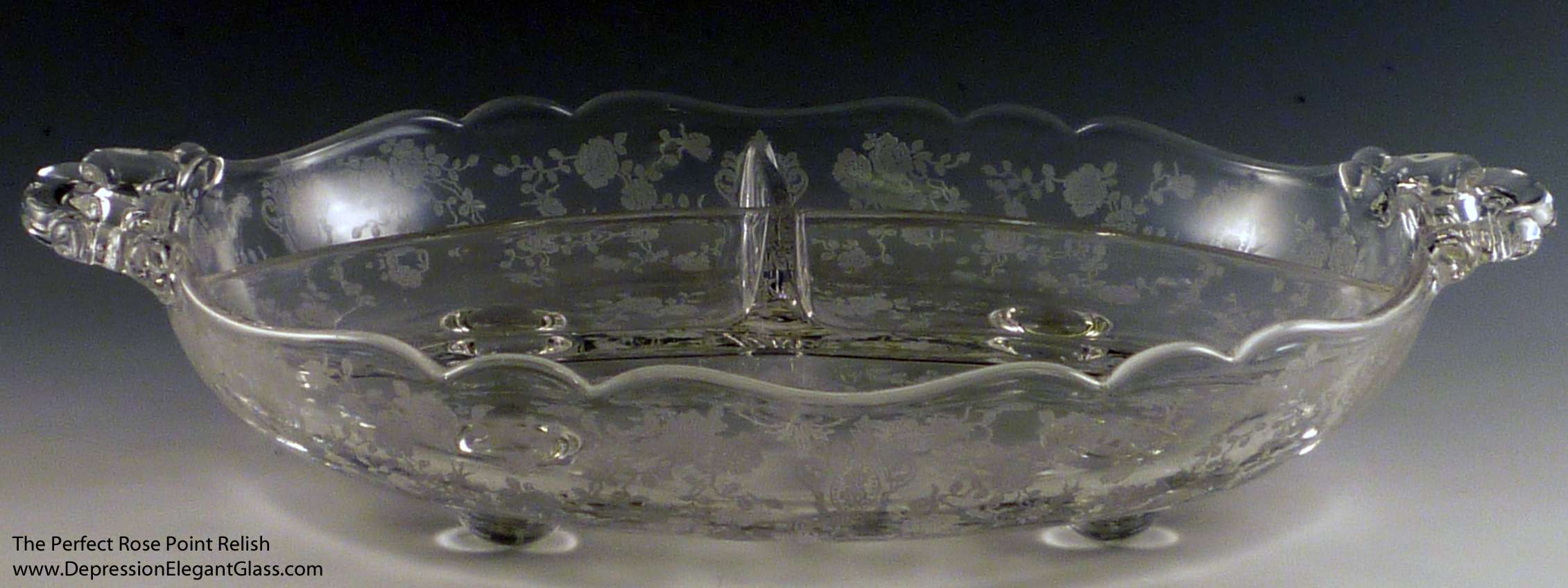 Success! Finding the Perfect Cambridge Rose Point Relish Tray