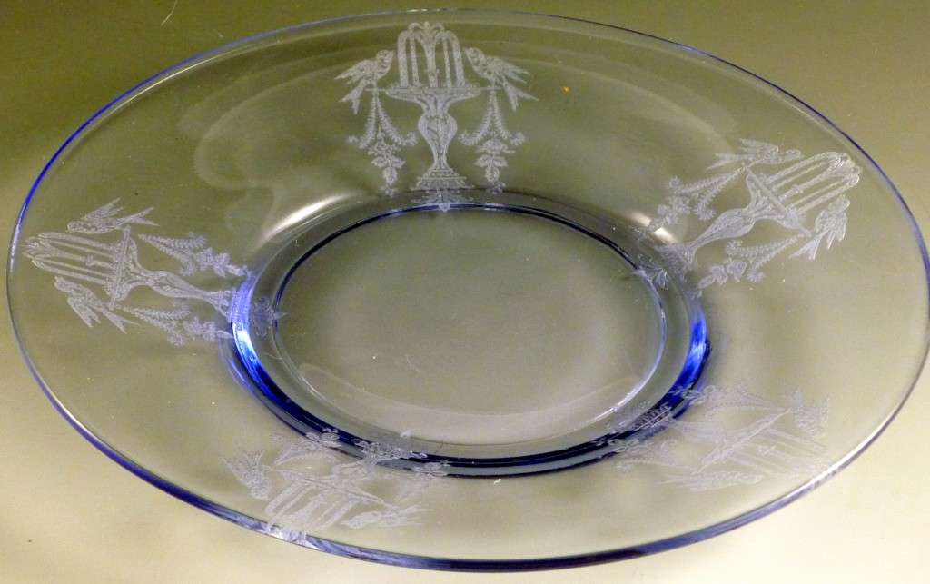 Tiffin Elegant Depression Glass Etched with Birds – Pheasants and More ...