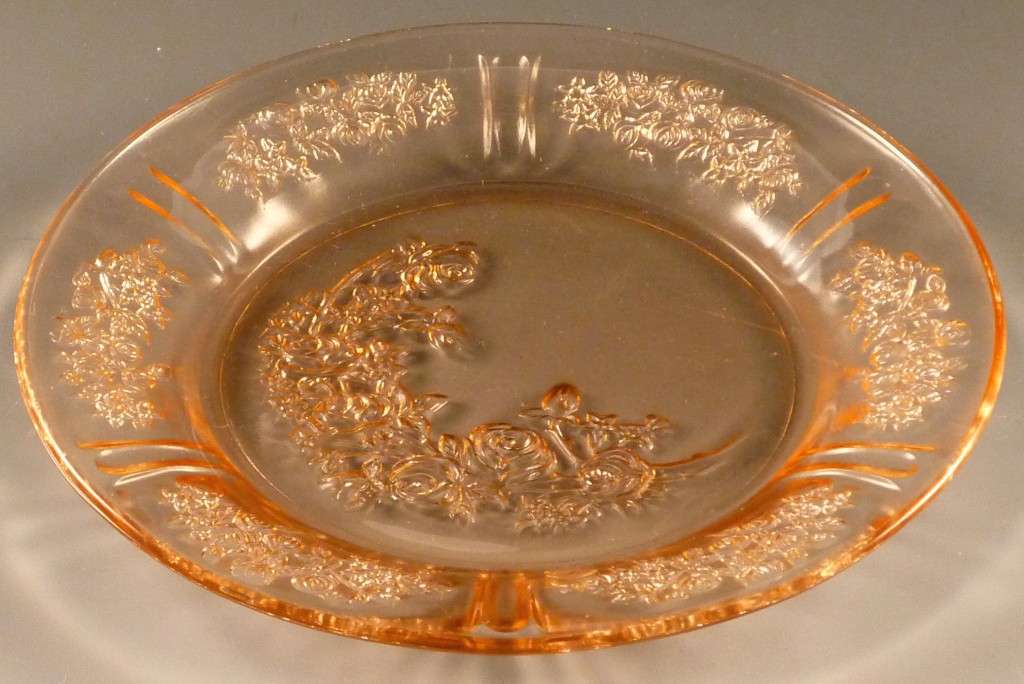 Depression Era Glass Sherbet Plates