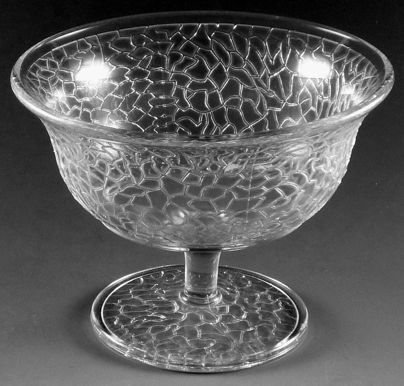 Crackle Depression Glass from Several Makers