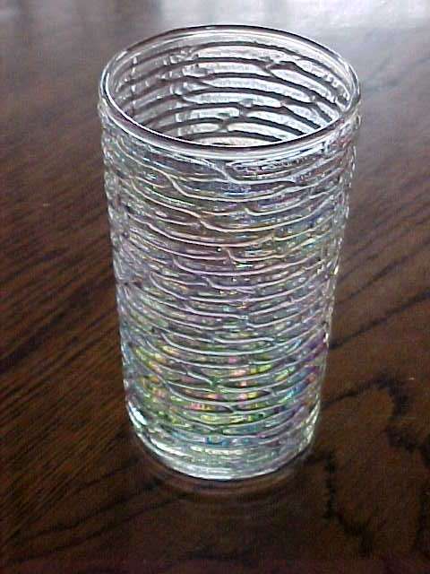 Soreno – Anchor Hocking Pressed Bark Design, Harvest Gold and Avocado Green