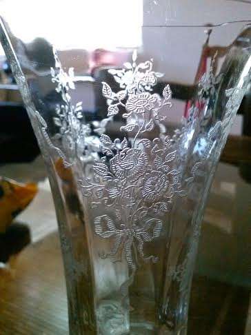 Four Steps to Identify Glass – Heisey Crinoline Etched Stemware